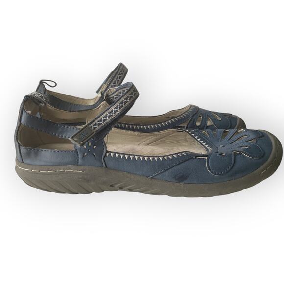 JBU | Shoes | Jbu By Jambu Denim Blue Cutout Flower Agatha Mary Jane ...